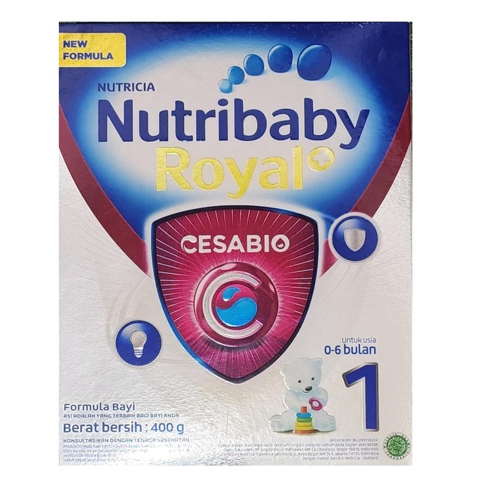 Jual Nutribaby Royal Cesabio 1 Formula Bayi 400gr | Shopee Indonesia