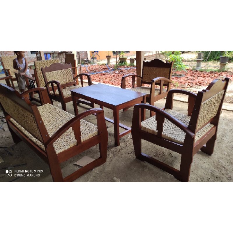 Jual kursi jati jadul jaman simbah | Shopee Indonesia