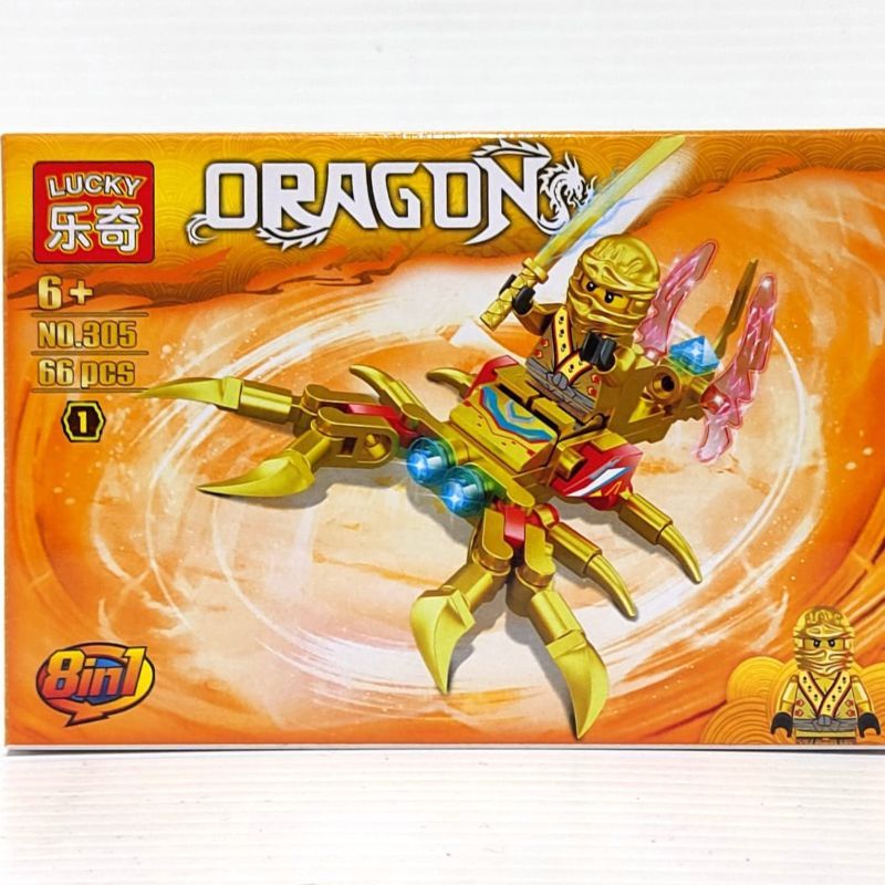 Jual mainan Ninjago motor ninja go dragon dapat senjata Kay Jay Cole Lloyd Nya sensei wu ice ...