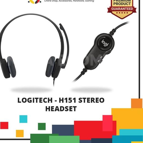 Jual Logitech H151 / H 151 Stereo Headset | Shopee Indonesia