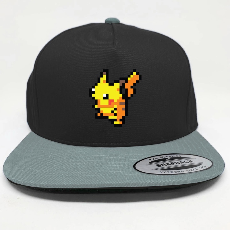 Jual Topi Snapback Pokemon Pikachu Pixel Art | Shopee Indonesia