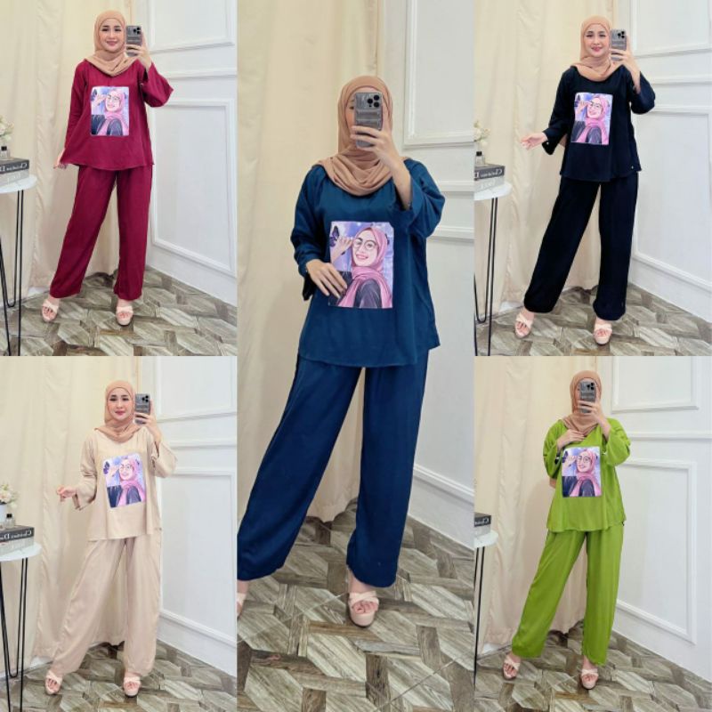 Jual one set lengan panjang/one set murah/one set keren | Shopee Indonesia