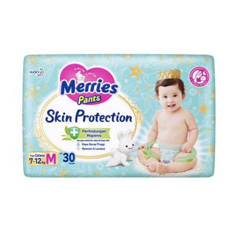 Jual Merries pants skin protection baby diaper S, M, L, XL | Shopee ...