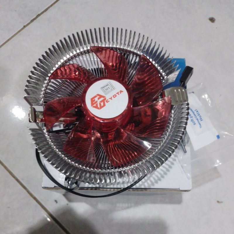 Jual Fan kipas pendingin Prosesor LED komputer PC eyota Intel AMD Combo ...