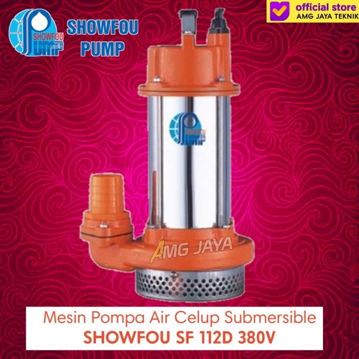 Jual Pompa Air Celup Stainless Submersible Pump 1HP 380V 3" Showfou SF ...