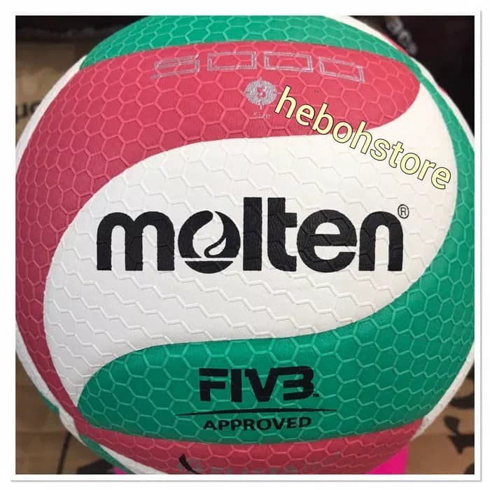 Jual Bola Volley Ball Volly Voli Voly Molten 5000 V5M5000 Original ...