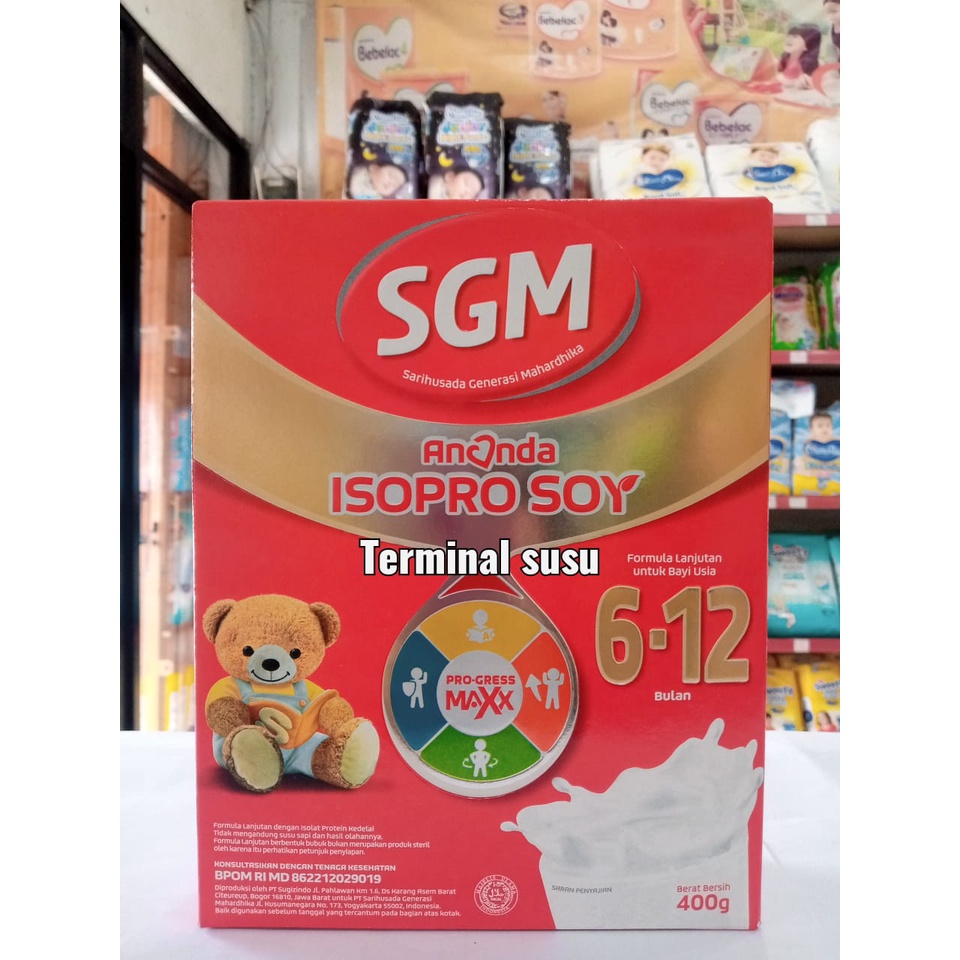 Jual SGM Ananda Soya 2 . 6-12 Bulan 400 gram | Shopee Indonesia
