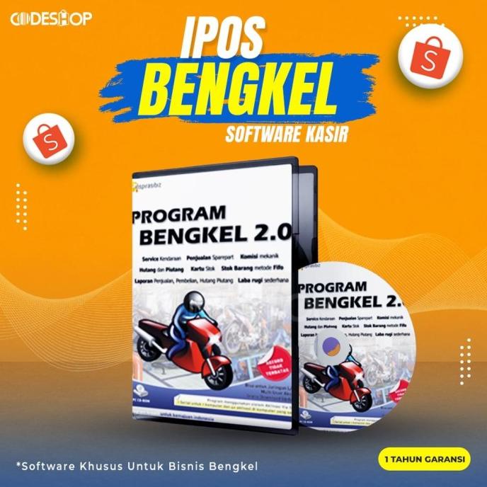 Jual Software Bengkel 2.0 Service Kendaraan Mobil Motor Penjualan Sparepart | Shopee Indonesia