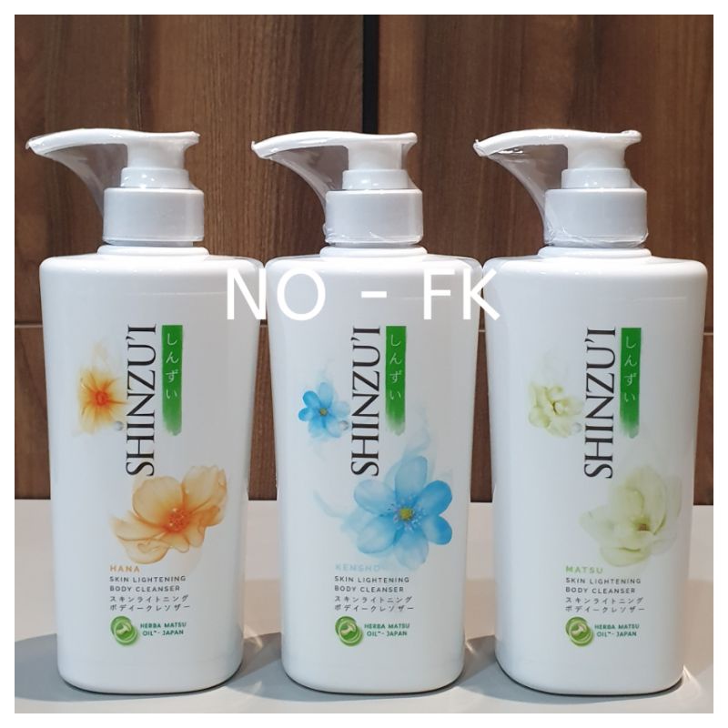 Jual Shinzui body cleanser 480 ml pump sabun mandi cair liquid soap body wash 480ml hana kensho ...