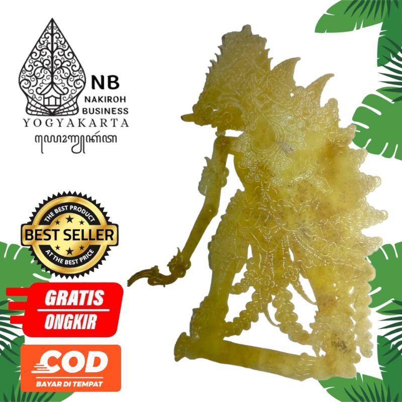 Jual Wayang Kulit Sapi ASLI Buto Raton Gebingan Putihan Ukuran Standar ...