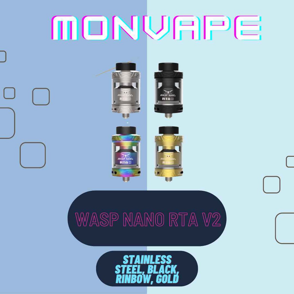Jual WASP NANO RTA V2 BY OUMIER VAPE | Shopee Indonesia