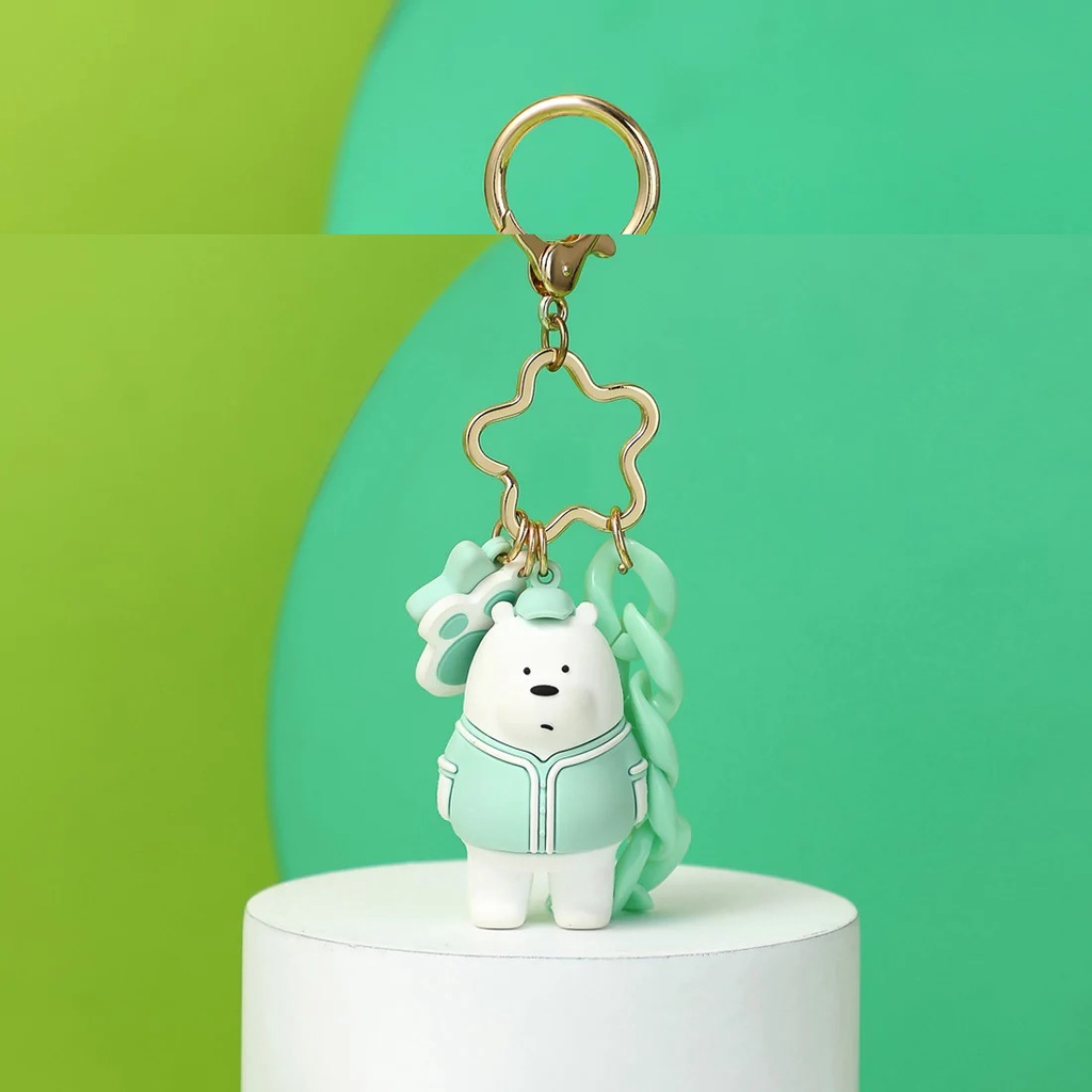 Jual Miniso We Bare Bears 4.0 3D Keychain / Gantungan Kunci | Shopee ...