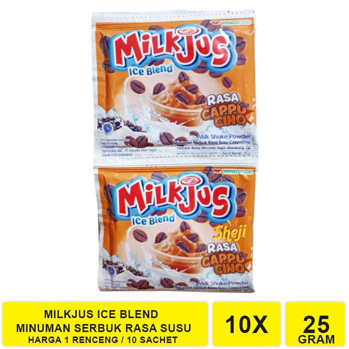 Jual MILKJUS MINUMAN SERBUK ANEKA RASA SUSU (1 RENCENG ISI 10 SACHET ...