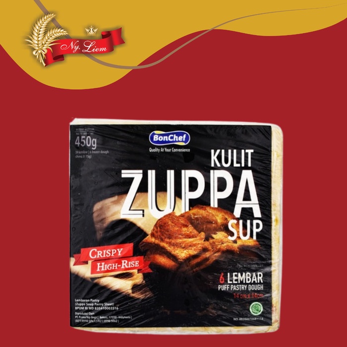 Jual BON CHEF Kulit Zuppa Sup / Puff Pastry 450 gram / 6 lembar (GOJEK ...