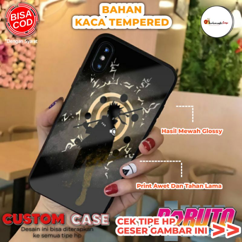 Jual Casing Hp Custom Bahan Kaca Anime Naruto Boruto (Semua tipe hp ...