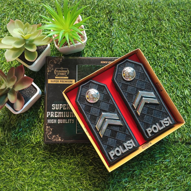 Jual Pangkat PDU POLISI BRIPTU Bordir /Atribut Polri Pdu Briptu ...