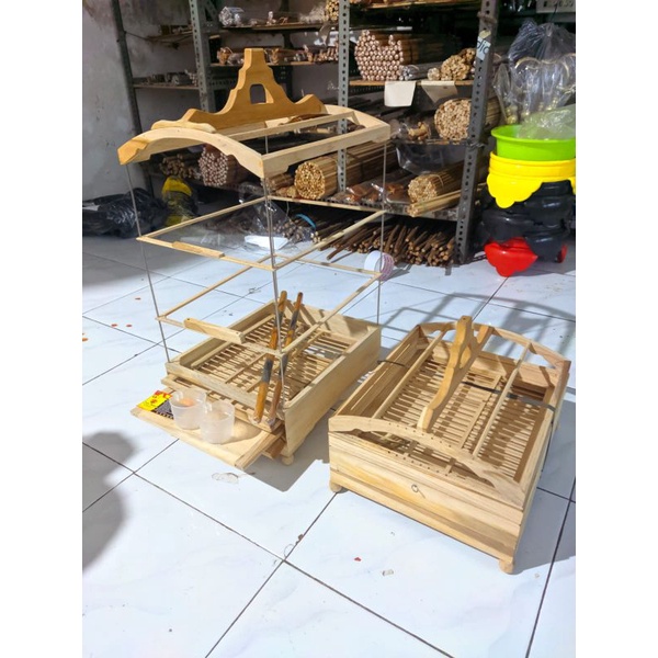 Jual Sangkar Diamond Burung Ciblek Ambrukan Sangkar Kotak | Shopee ...