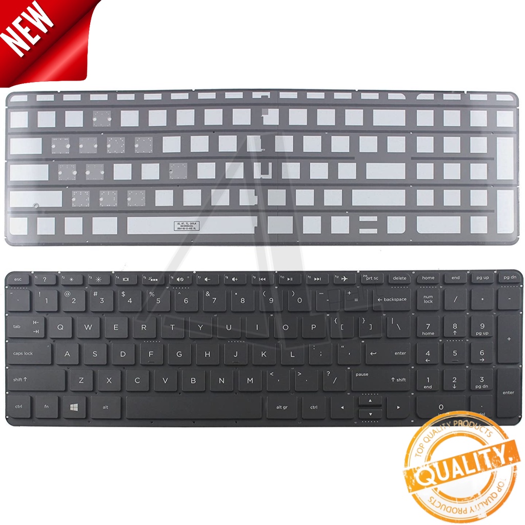 Jual Laptop Keyboard HP Beats Special Edition 15-P099NR 15-P300 Black ...