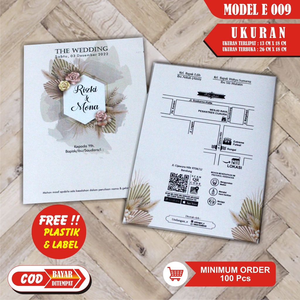 Jual Undangan Unik Undangan Murah Undangan Kekinian Undangan pernikahan ...