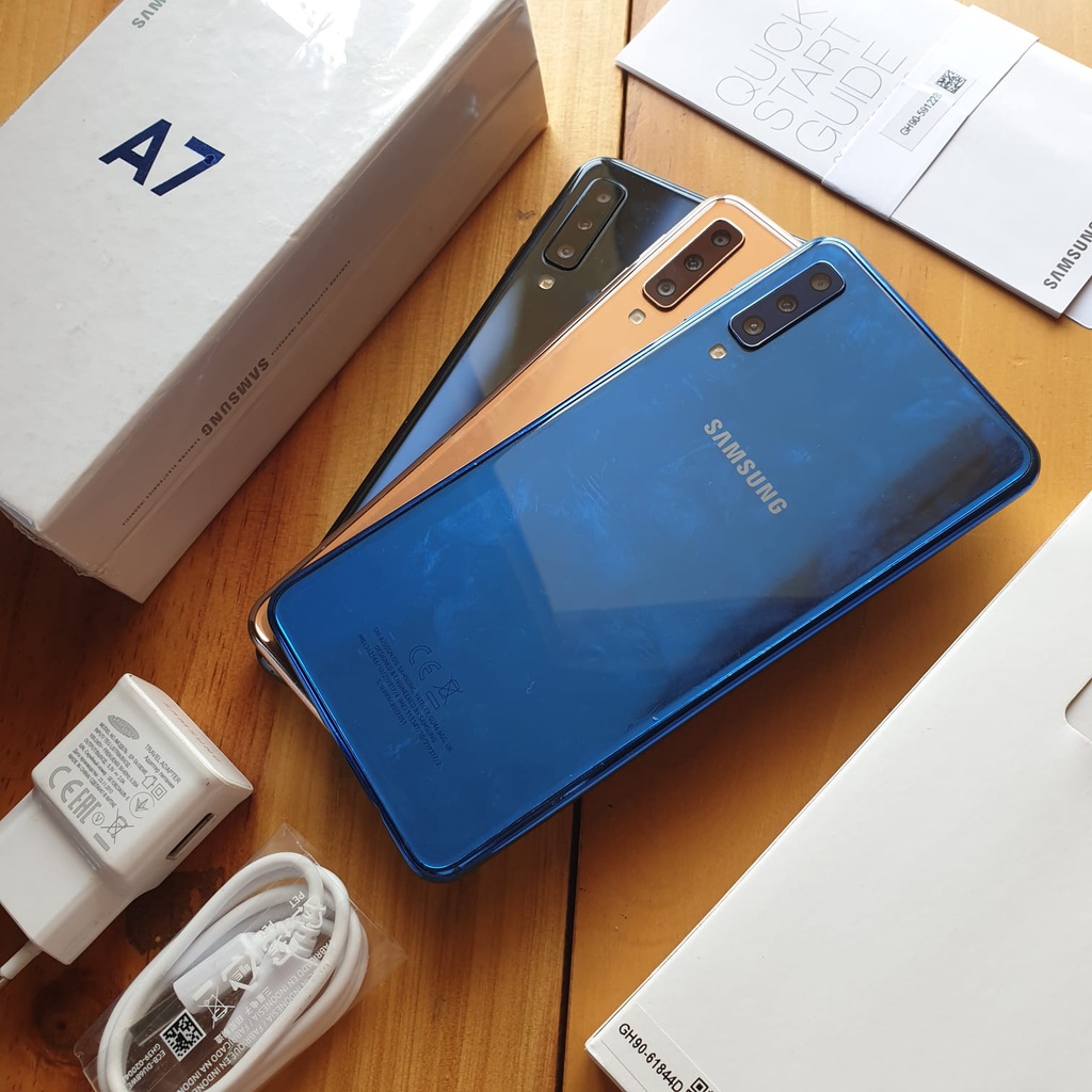 Jual SAMSUNG A7 2018 SECOND 4/64GB & 6/128GB HANDPHONE SECOND HP SEKEN ...