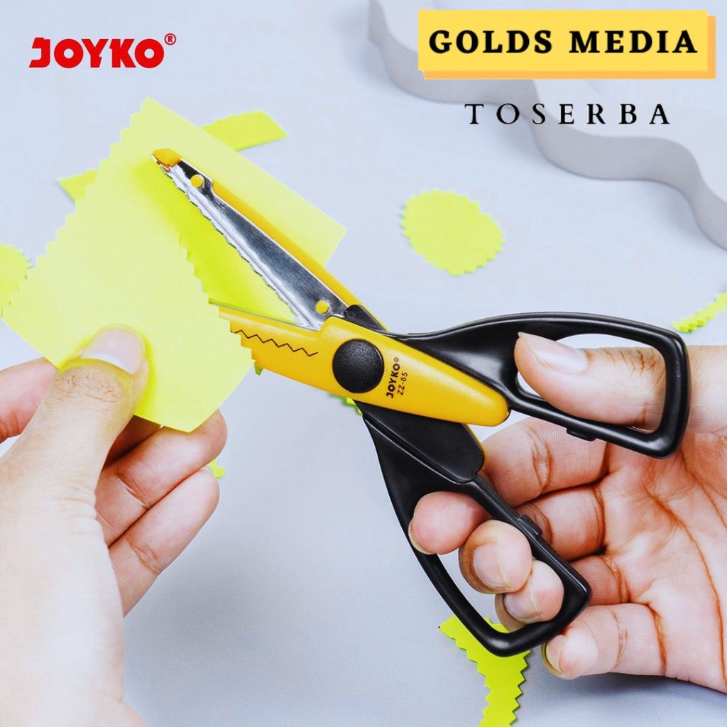 Jual Joyko Gunting Scissors Joyko ZZ-65 Joyko Gunting Zig Zag Gunting ...