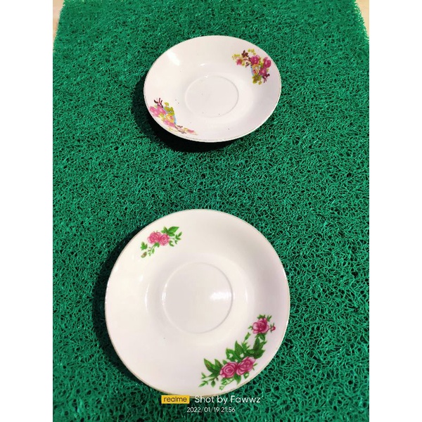 Jual lepek jadul/lepek cangkir/piring kecil/lepek keramik isi 6pcs ...