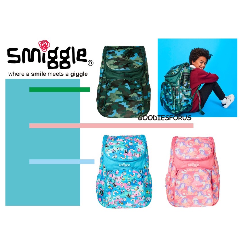 Jual Smiggle Hide Access Backpack/Smiggle Bagpack/Tas Sekolah Smiggle ...