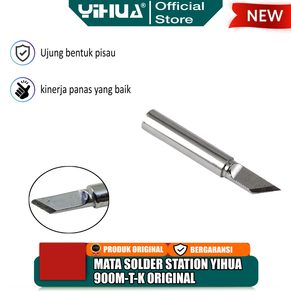 Jual Yihua 900M-T-K Mata Solder Station Soldering Iron Tip Series 900M ORI | Shopee Indonesia