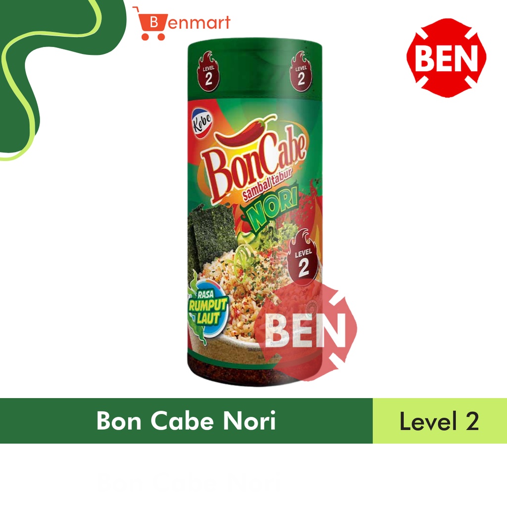 Jual BonCabe NORI RUMPUT LAUT Botol Level 2 35g 35gr Bon Cabe Sambal Tabur | Shopee Indonesia