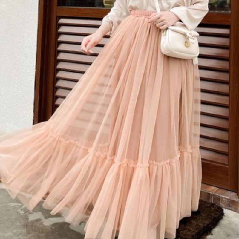 Jual Gamis Tutu Dewasa Maudy / Baju muslim Korea cantik kekinian ...