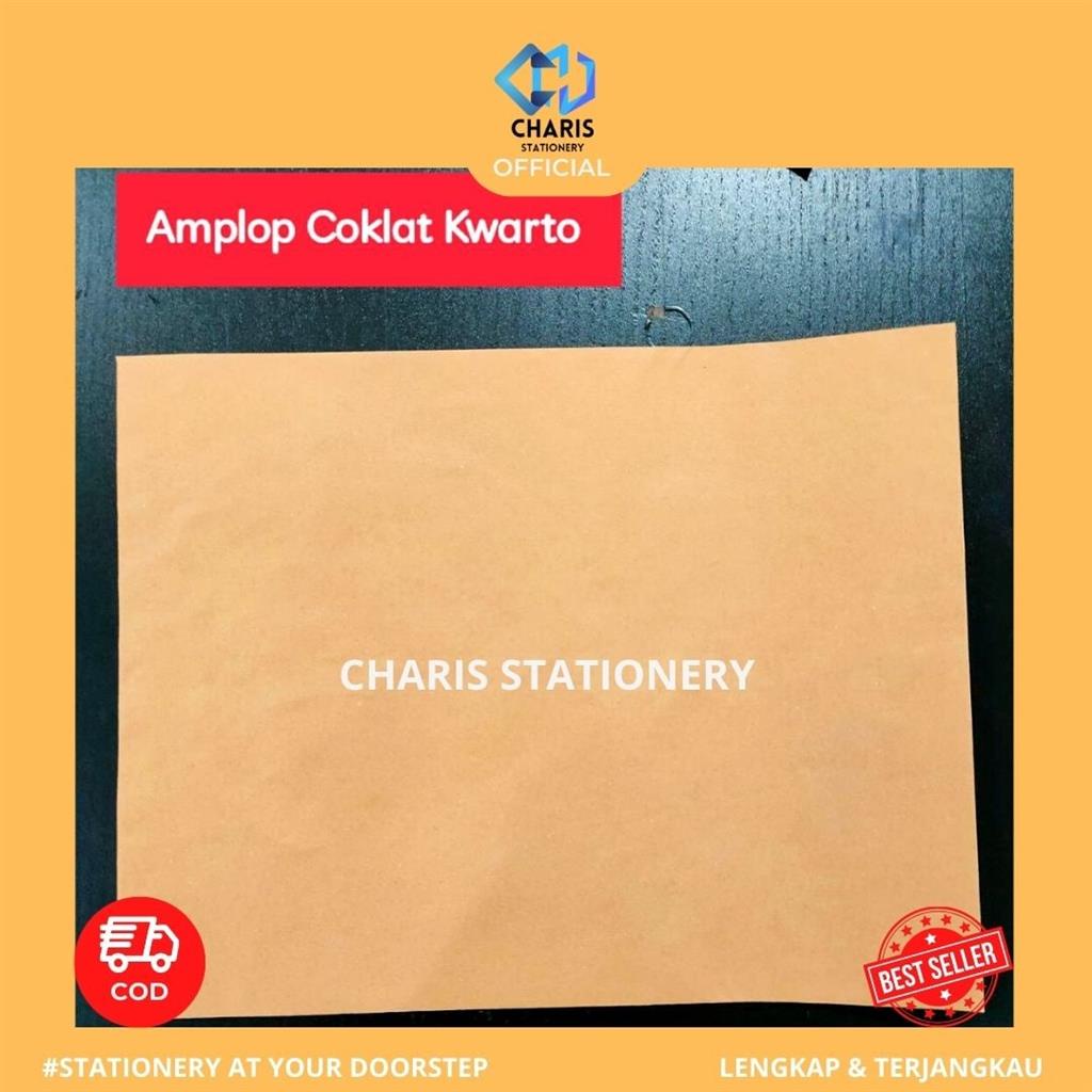 Jual CHARIS STATIONERY - Amplop Coklat Kuarto AKS (100 Pcs/Pak ...