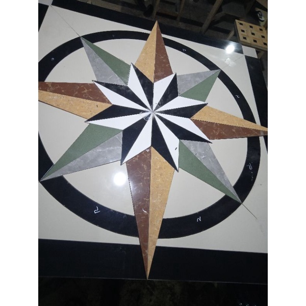 Jual granite pola decor lantai ukuran 100x100 | Shopee Indonesia