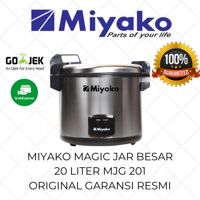 Jual MIYAKO MAGIC JAR BESAR /RICE COOKER / MAGIC COM JUMBO MJG 201 20 ...