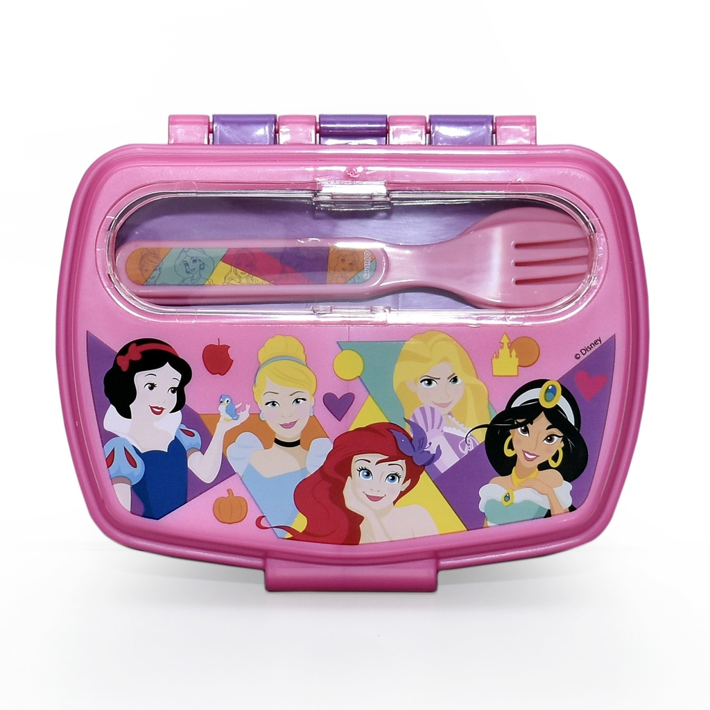 Jual DISNEY Princess Tempat Bekal dan Alat Makan Anak Sandwich Box With ...
