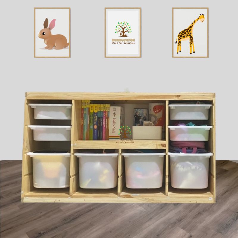 Jual Rak Montessori /Rak Penyimpanan/ Rak Mainan Custom by Wooducation ...