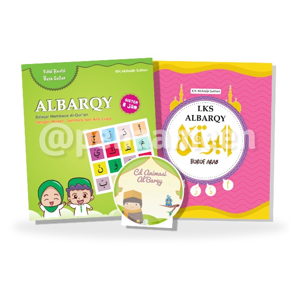 Jual Buku Belajar Membaca Al Quran (Mengaji) Metode Al Barqy - Paket 1 | Shopee Indonesia