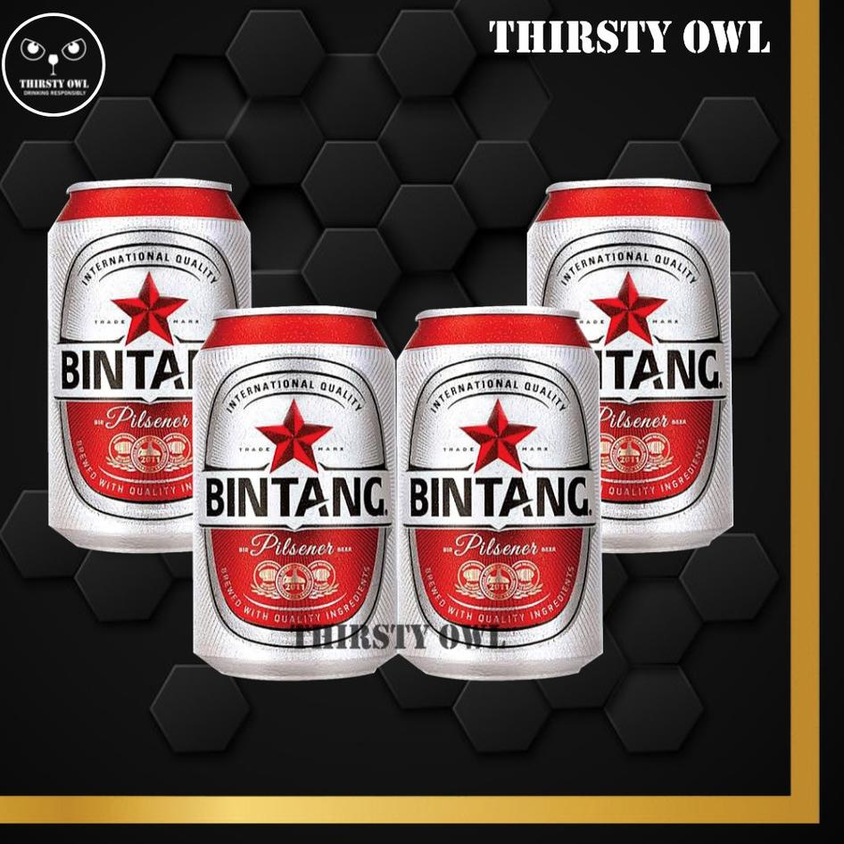Jual Beer Bintang Pilsener 500ml (Paket 4 kaleng) | Shopee Indonesia
