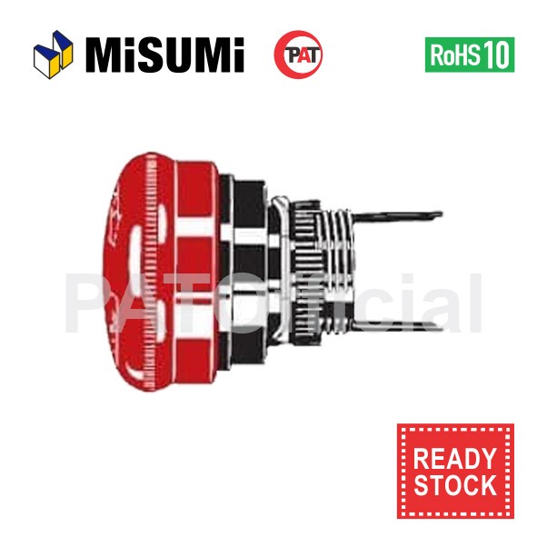 Jual OMRON Emergency Stop Push Button Switch A165E, Optional Part ...