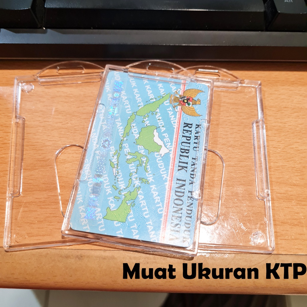 Jual Id Card Transparan / ID Card Akrilik / ID Card Mika Kaca / Name ...