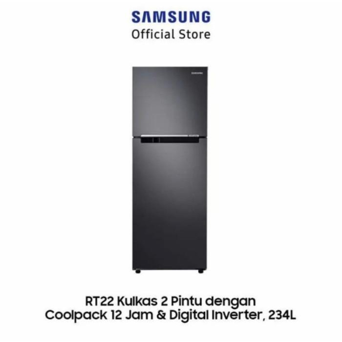 Jual Samsung Kulkas 2 Pintu 234L Digital Inverter RT22FARBDB1 | Shopee ...