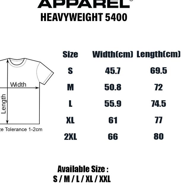 Jual Kaos Polos New States Apparel NSA - Heavyweight 5400 Cotton Combed ...