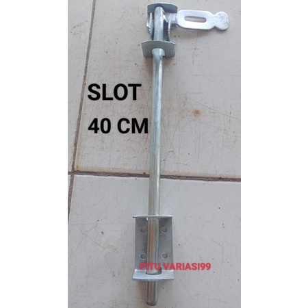 Jual SLOT/GRENDEL PAGAR BESI PANJANG 40CM | Shopee Indonesia