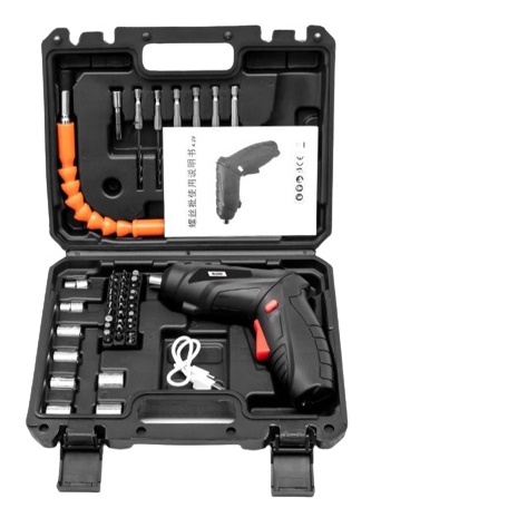 Jual Obeng Listrik Cordless Screwdriver 47 pcs RECHARGER batre cas ...