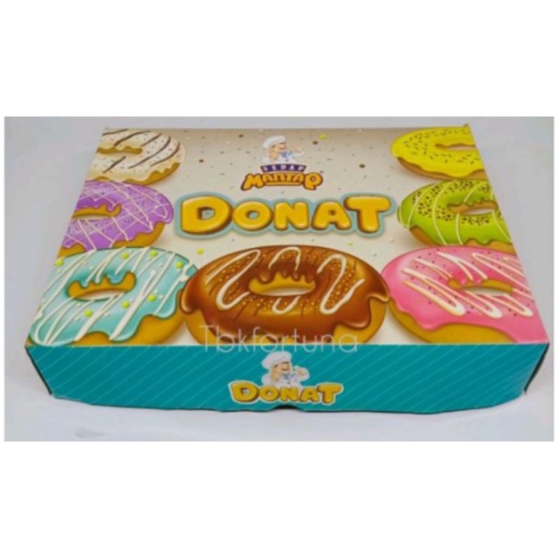 Jual Dus Donat Sedap Mantap isi 12 uk (36x27x5,5cm) (1pcs) | Shopee ...