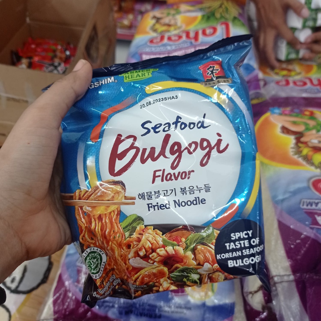 Jual MIE NONGSHIM SEAFOOD BULGOGI 105 GR | Shopee Indonesia
