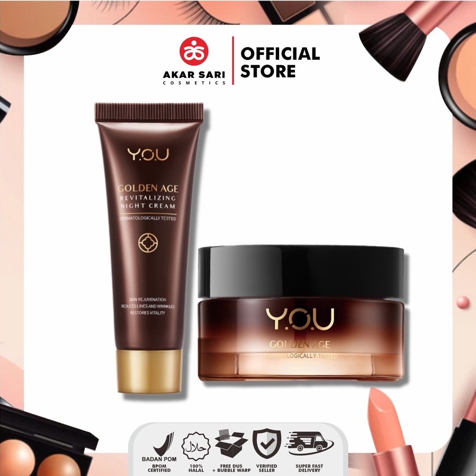 Jual YOU GOLDEN AGE REVITALIZING NIGHT CREAM - Pelembab Wajah Anti ...