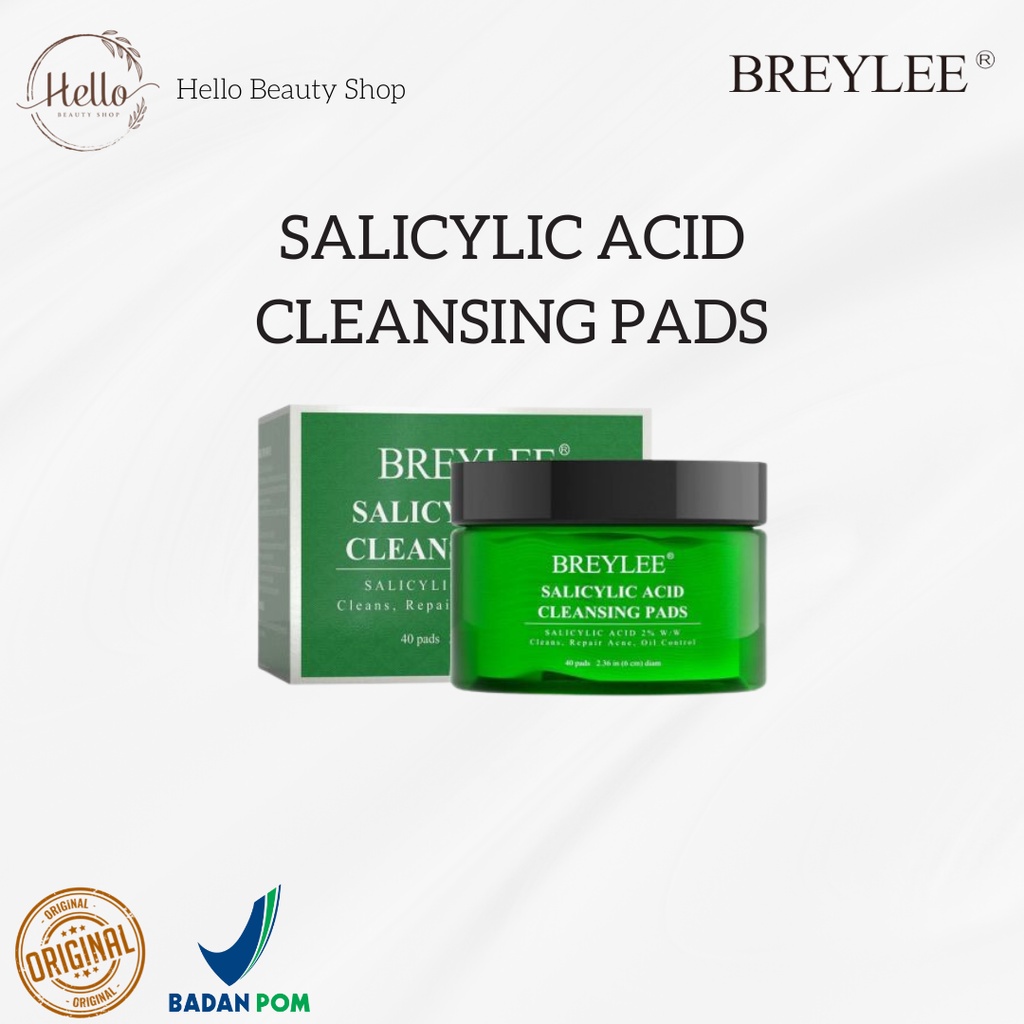 Jual BREYLEE EXFOLIATING SALICYLIC ACID CLEANSING PADS | Shopee Indonesia