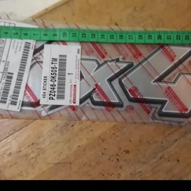 Jual STIKER STICKER 4X4 HILUX FORTUNER ORIGINAL | Shopee Indonesia