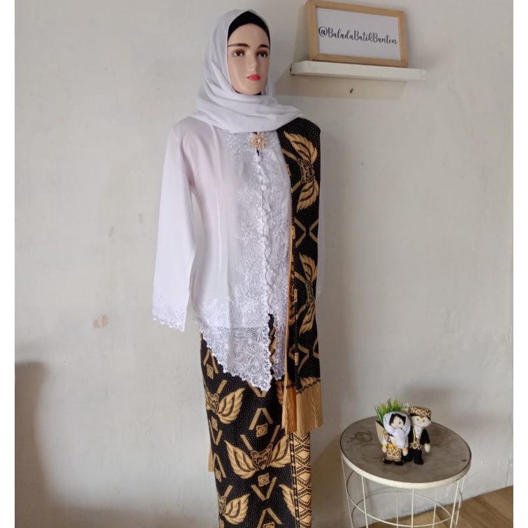 Jual Paket Baju Adat Baduy Wanita (Kebaya Kain Slendang) | Shopee Indonesia