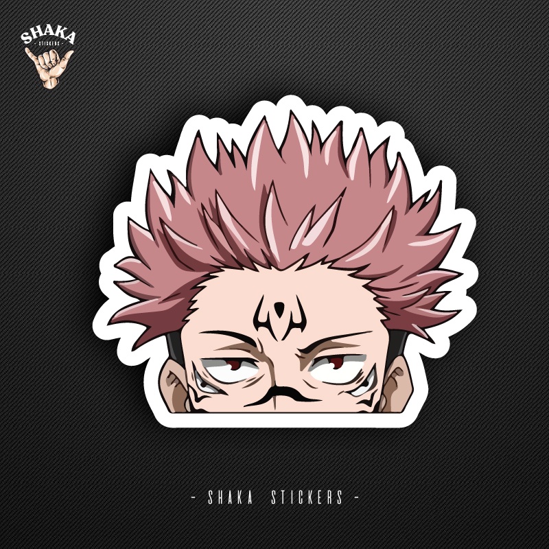 Jual Stiker Sukuna Jujutsu Kaisen Murah Stiker Aksesoris HP Sticker ...